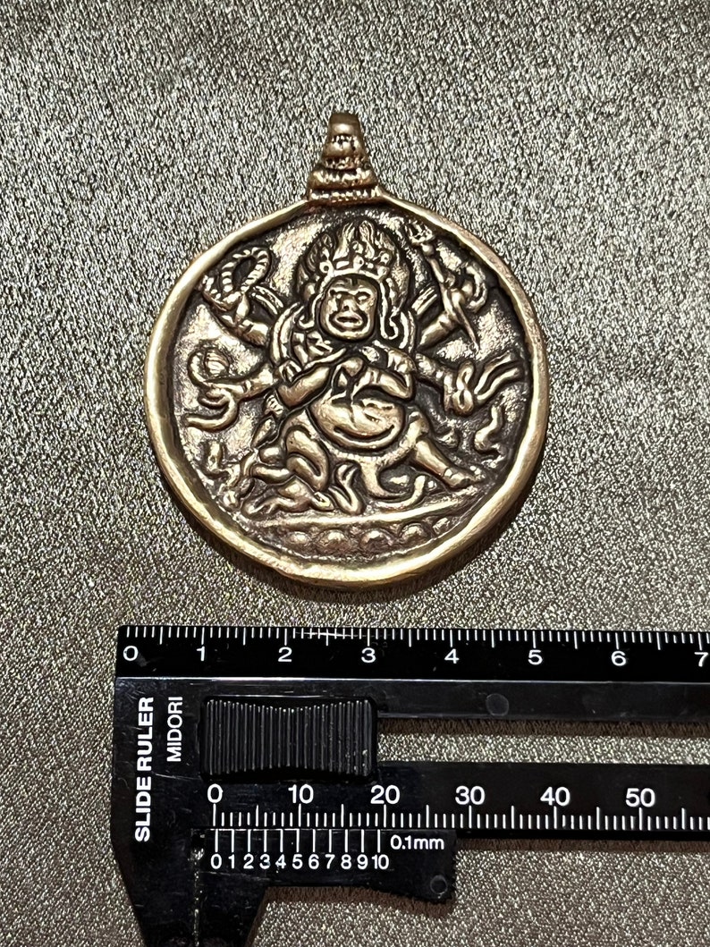 Handmade Tibetan Thokcha Talisman Triratna Yamantaka Pendant - Etsy
