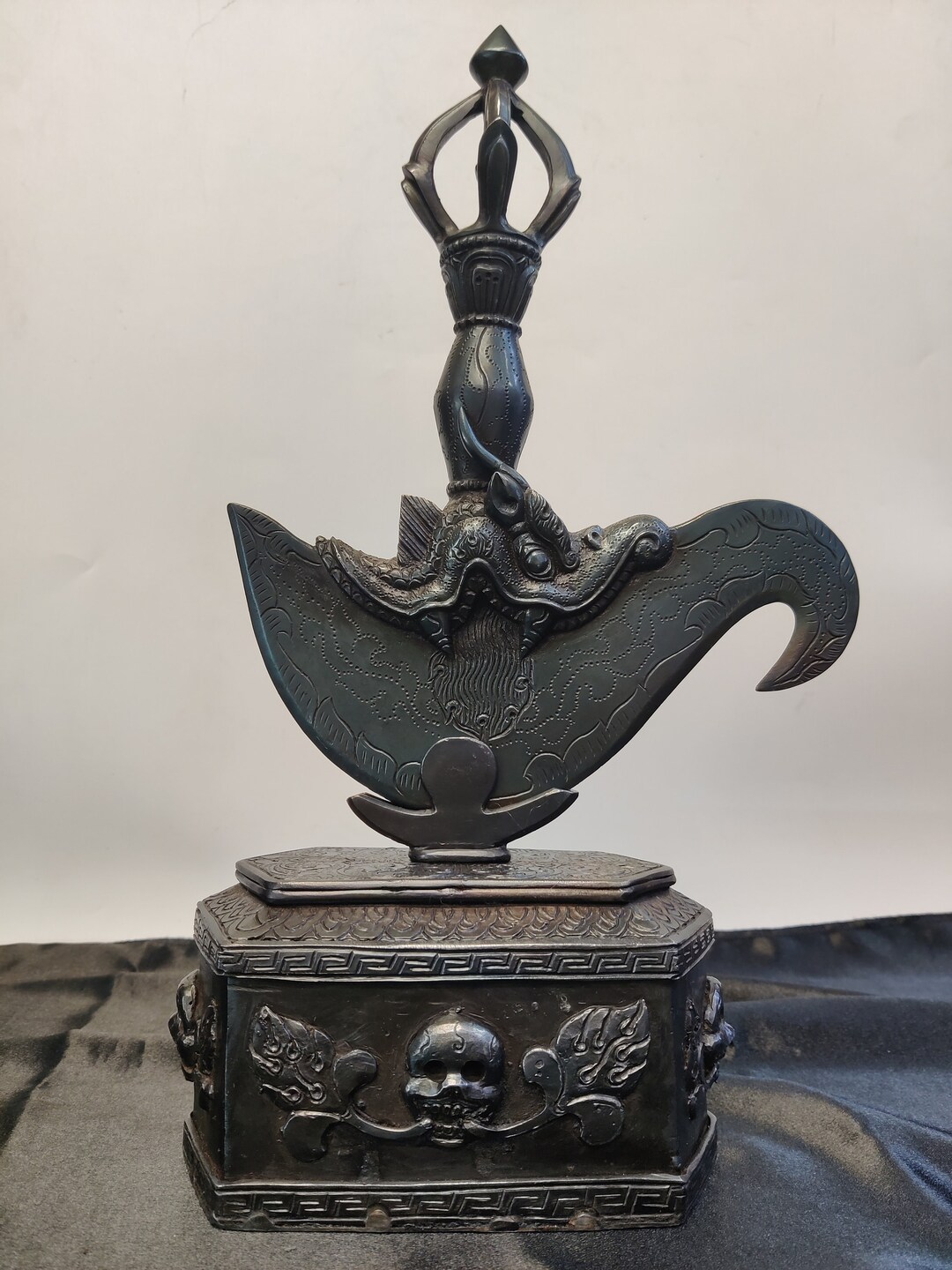 Premium Handmade Iron Vintage Katari Grigugtibetan Buddhism - Etsy
