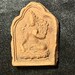 Antique Handmade Tibetan Green Tara Tsatsa, Tibetan Clay Tsatsa, Votive ...