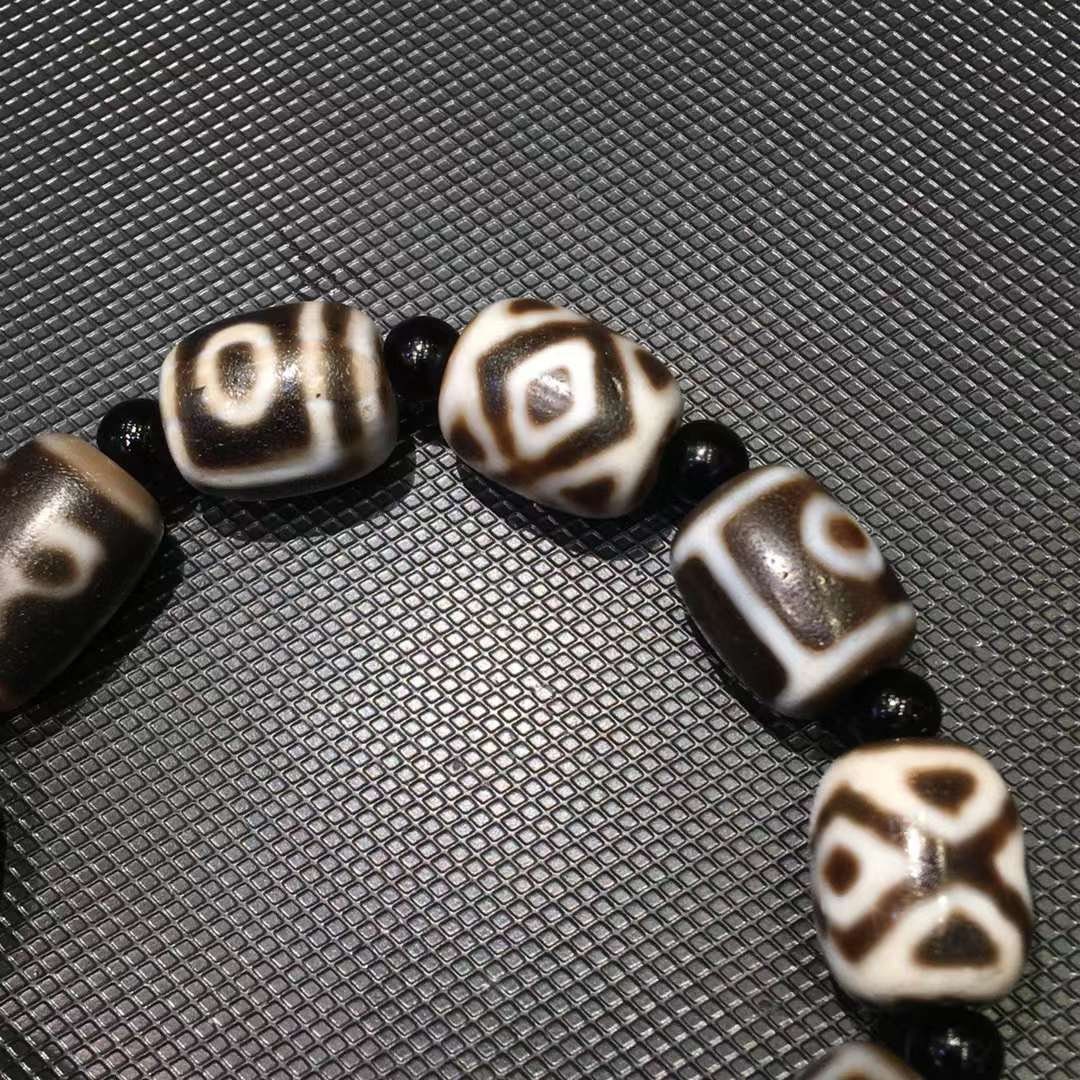 Handmade Tibetan Vintage Multi Dzi Bead Bracelet Tibetan - Etsy