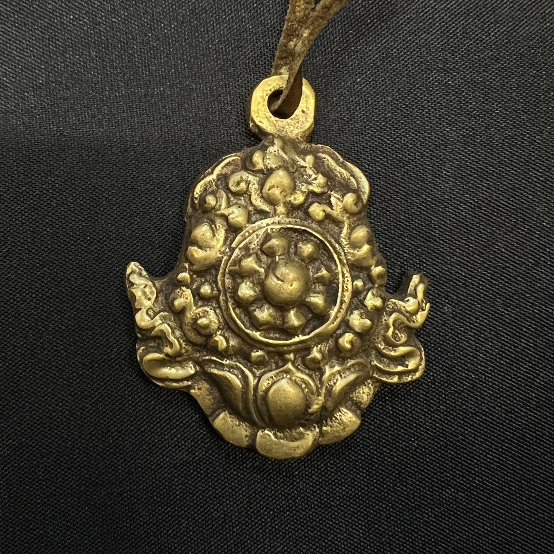 Handmade Tibetan Thokcha Talisman Chakra Vkhor-lo Pendant, Smasana ...