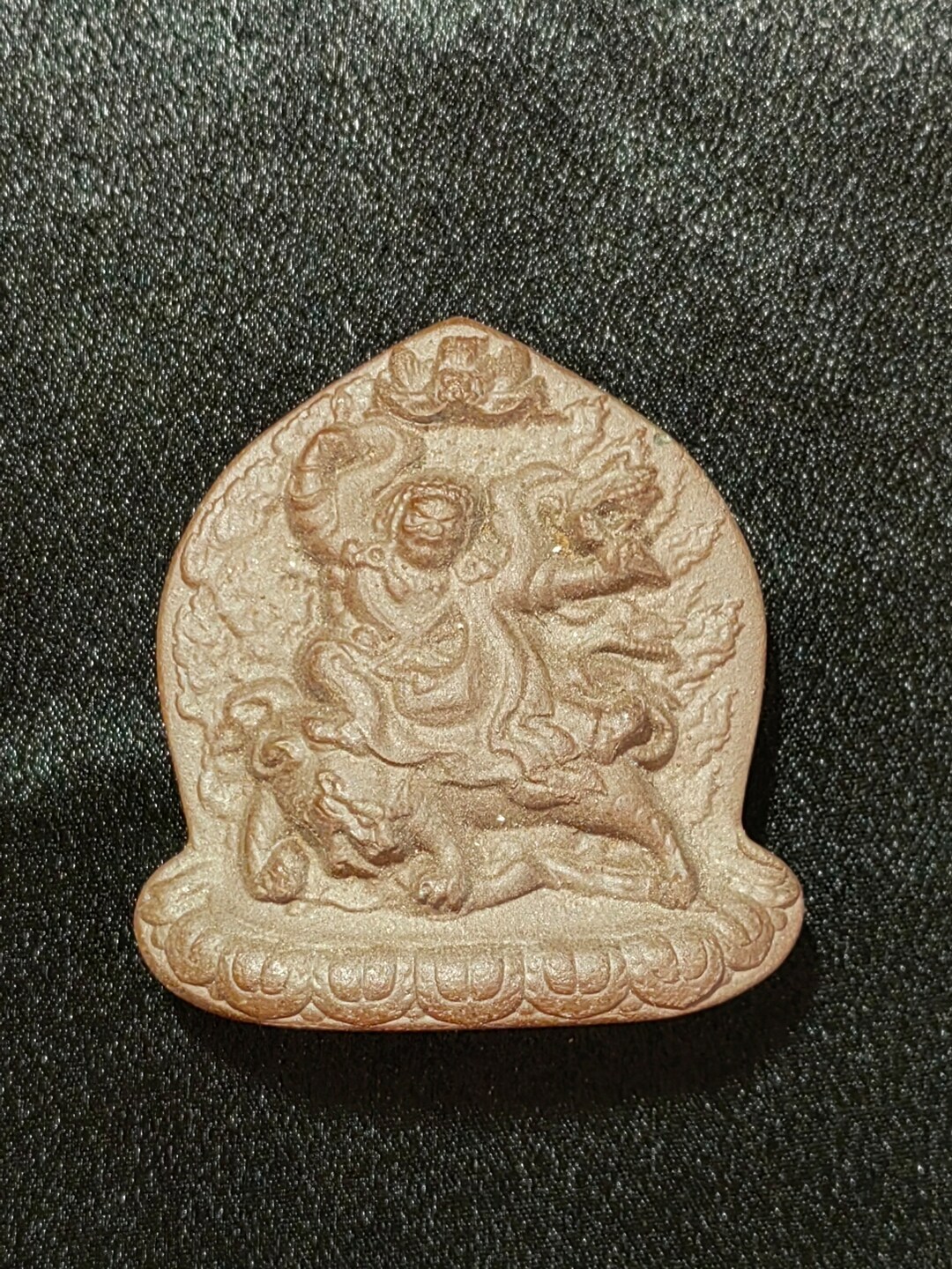 Original Handmade Wrathful Padmasambhava Tsatsa, Tibetan Clay Tsatsa ...