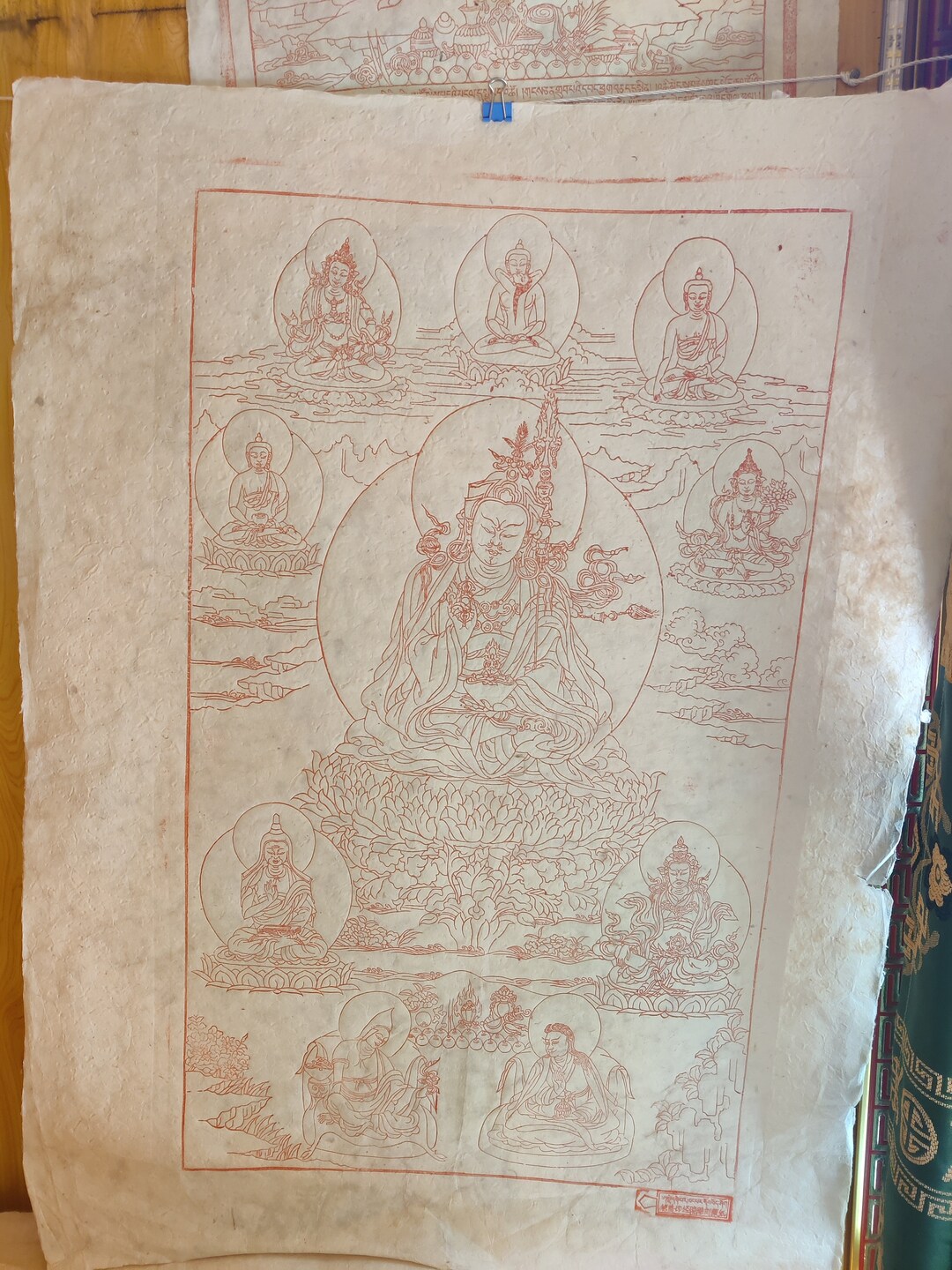 Unframed, Tibetan Buddhist Art, Derge Printing Monastery Art, AAA ...