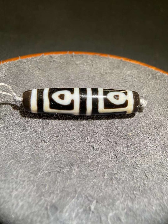 Handmade Original Tibetan,Four-leaf Bodhi Dzi Bead,Ti… - Gem