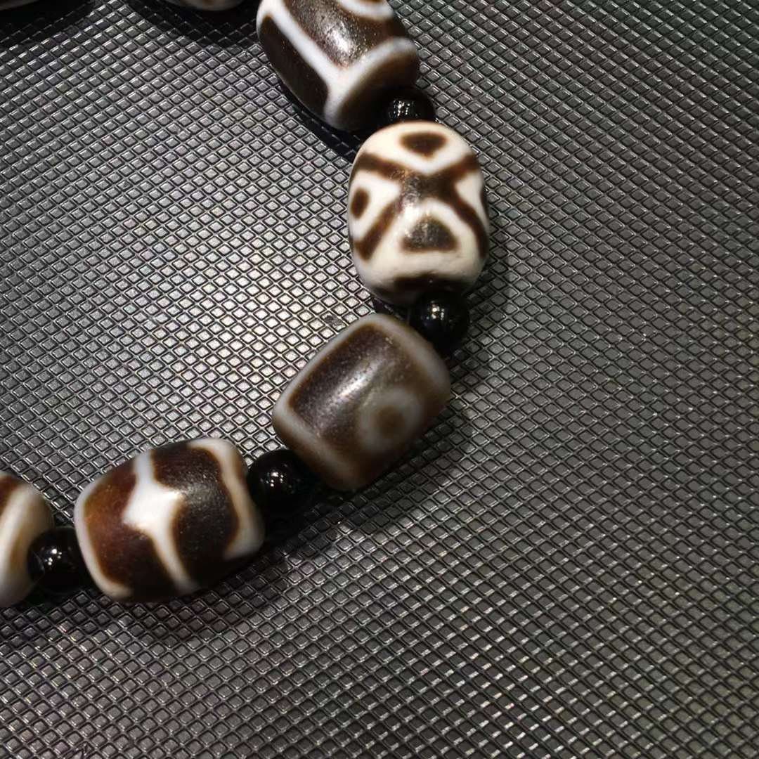 Handmade Tibetan Vintage Multi Dzi Bead Bracelet Tibetan - Etsy