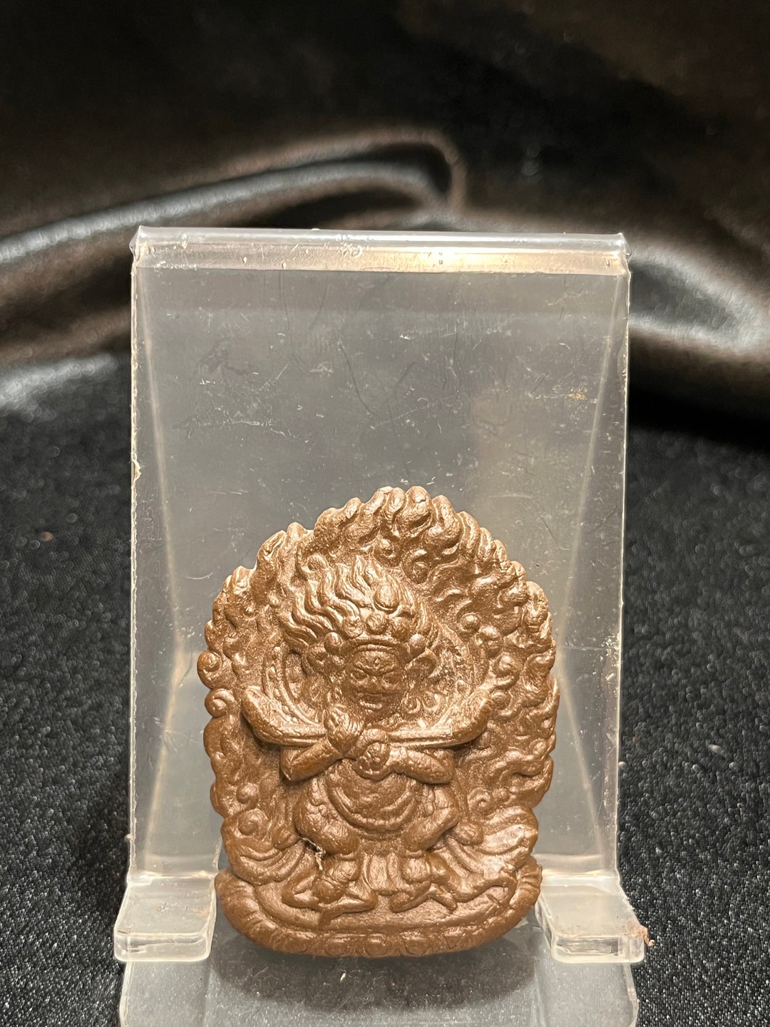 Original Handmade Mahakala Tsatsa, Tibetan Clay Tsatsa, Votive Plaque ...
