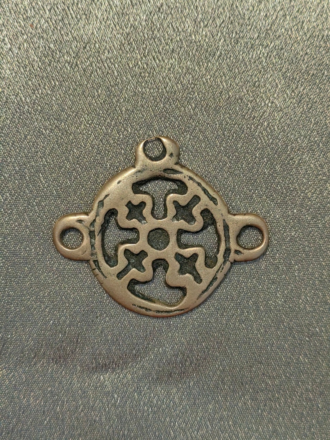 Antieke Tibetaanse Thokcha Talisman Double Cross Hanger, Tibetaans ...