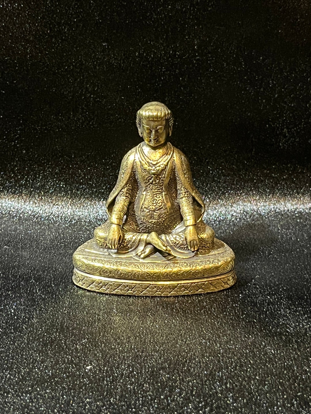 Original Vintage Tibetan Marpa the Translator Sitting Statue, Marpa ...