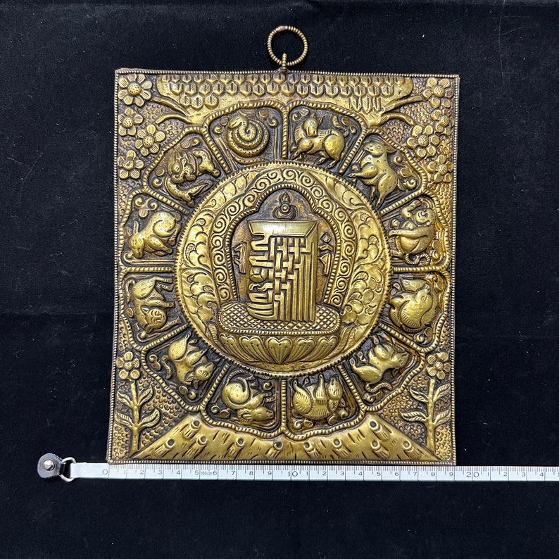 Handmade Original Copper Square Board Thangka Decoration - Etsy