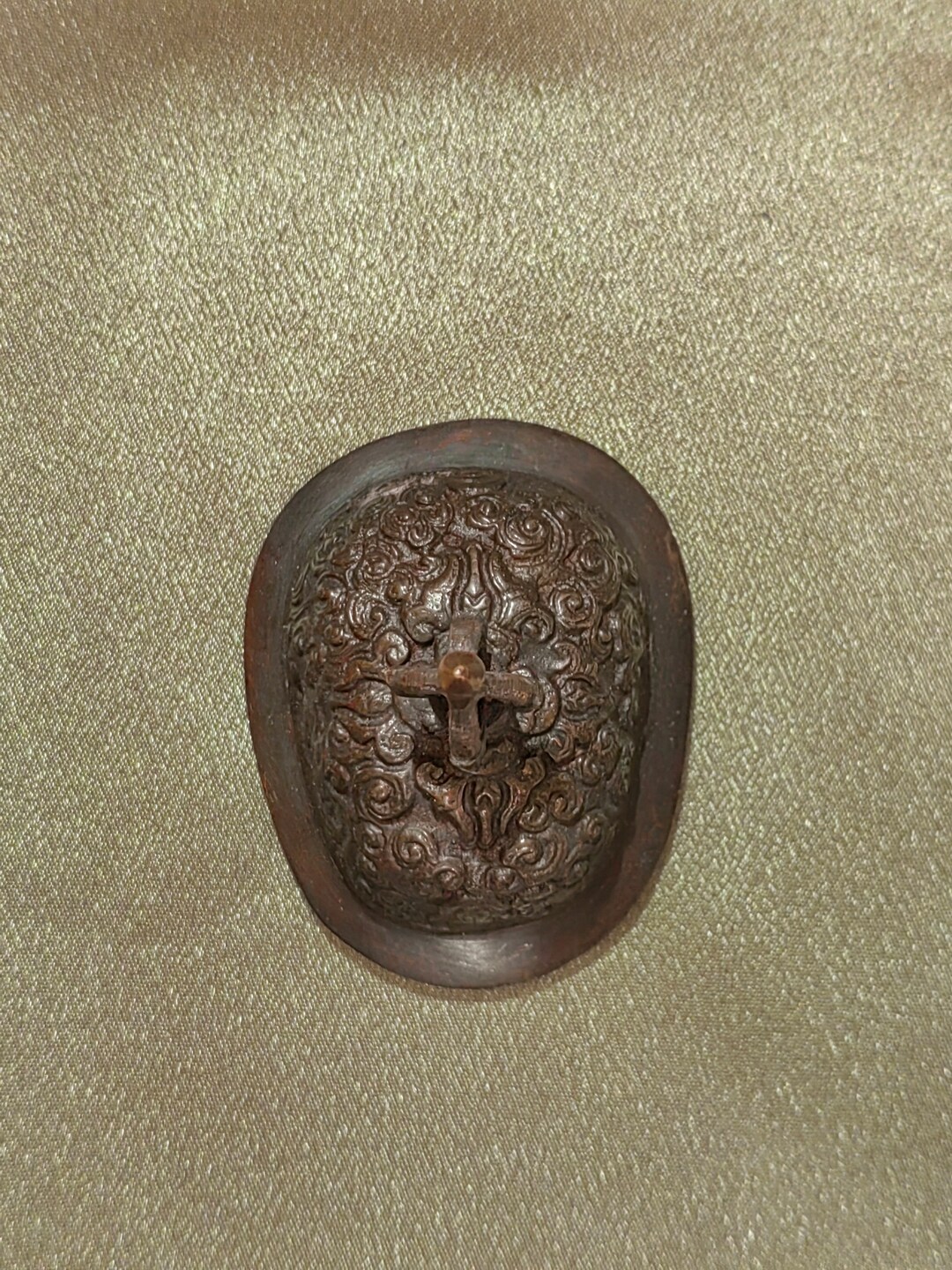 Original Vintage Tibetan Bronze Kapala Bowl, Tibetan Sarira Tower ...