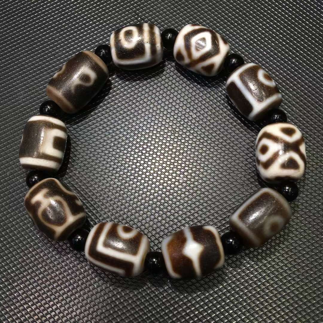 Handmade Tibetan Vintage Multi Dzi Bead Bracelet Tibetan - Etsy