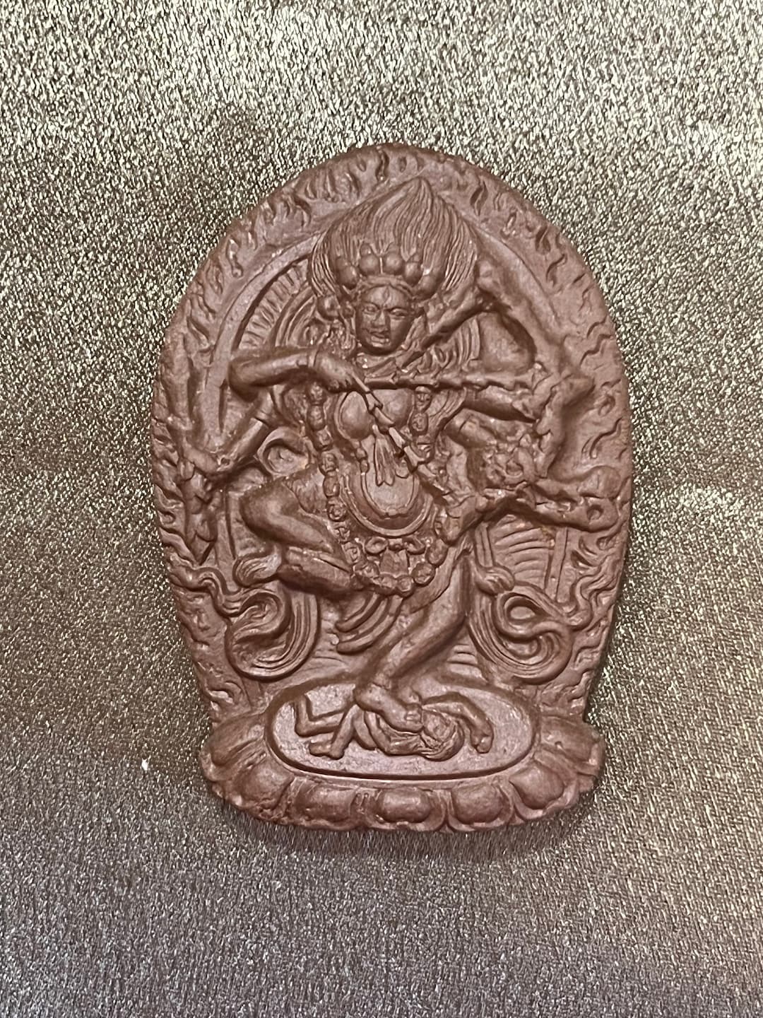 Original Handmade Kurukulla Tsatsa, Sa Yi Nyingpo, Tibetan Clay Tsatsa ...