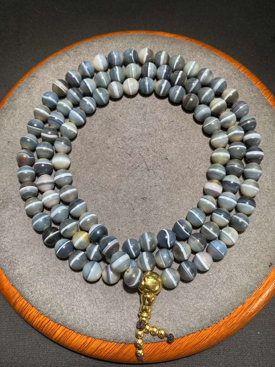 Handmade Original Tibetan8mm Buddha Bead Necklacetibetan - Etsy