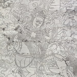 Unframed Tibetan Buddhist Art Derge Printing Monastery Art - Etsy