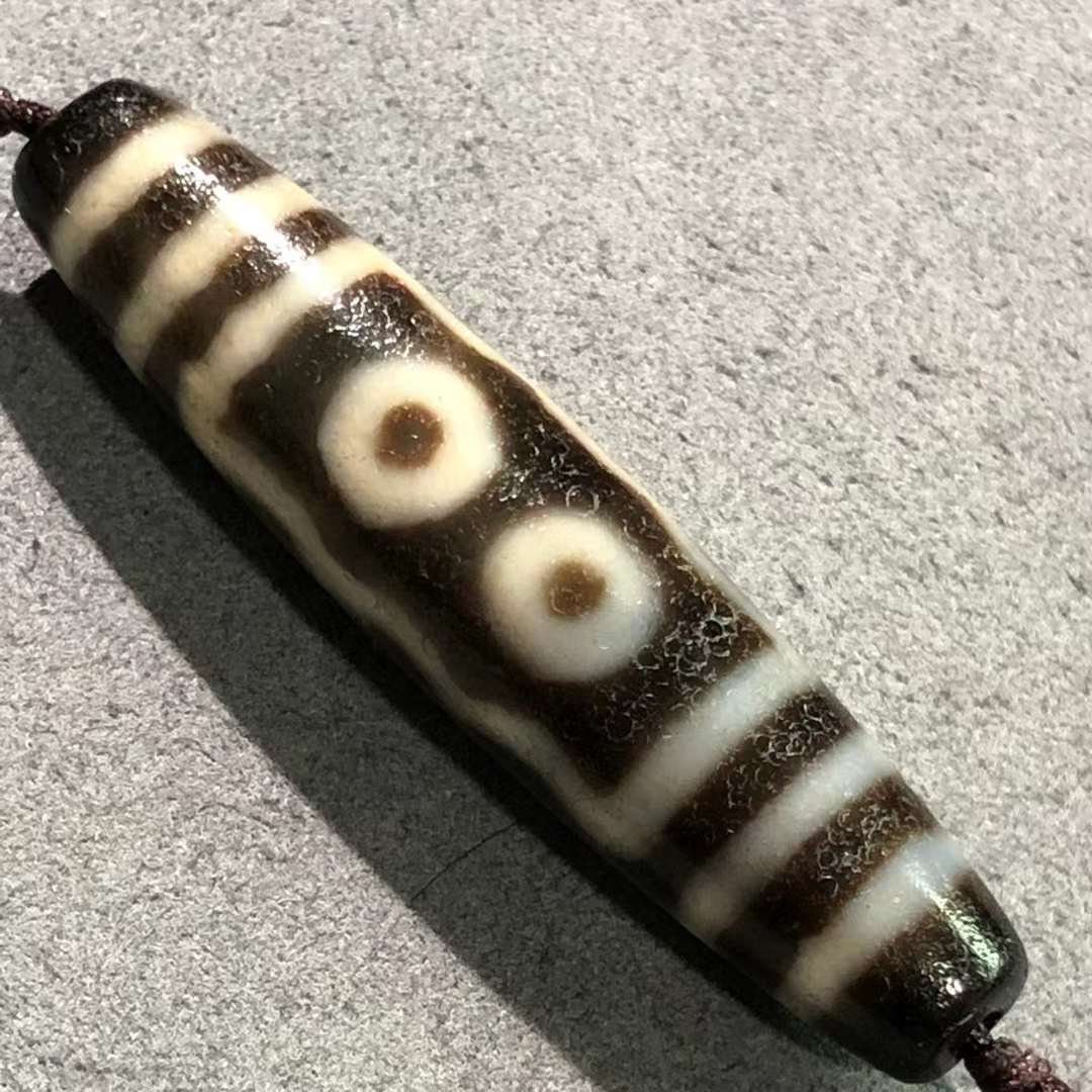 Handmade Original Tibetan,five Eyes Dzi Bead,tibetan Chung, Utmost Pure ...