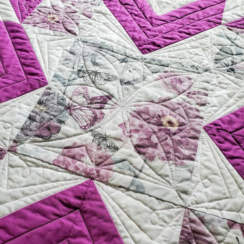 Stunning Starburst Quilt Pattern Multiple Sizes | Etsy
