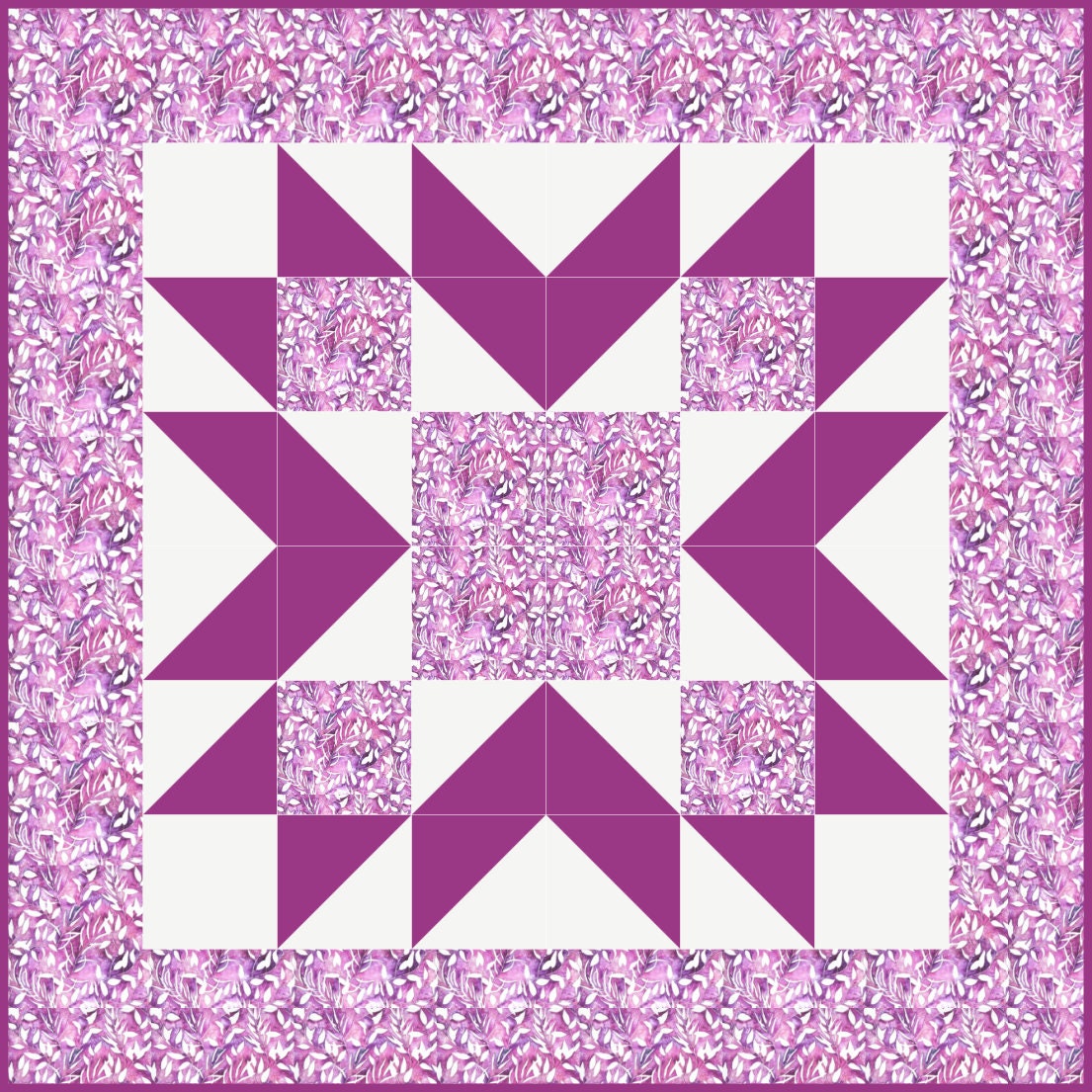 Stunning Starburst Quilt Pattern - Multiple Sizes - Etsy
