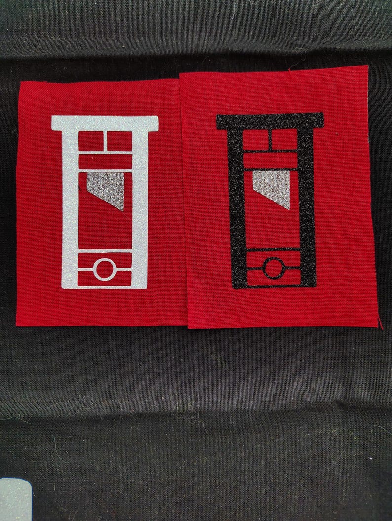 Glitter Guillotine Patch - Etsy