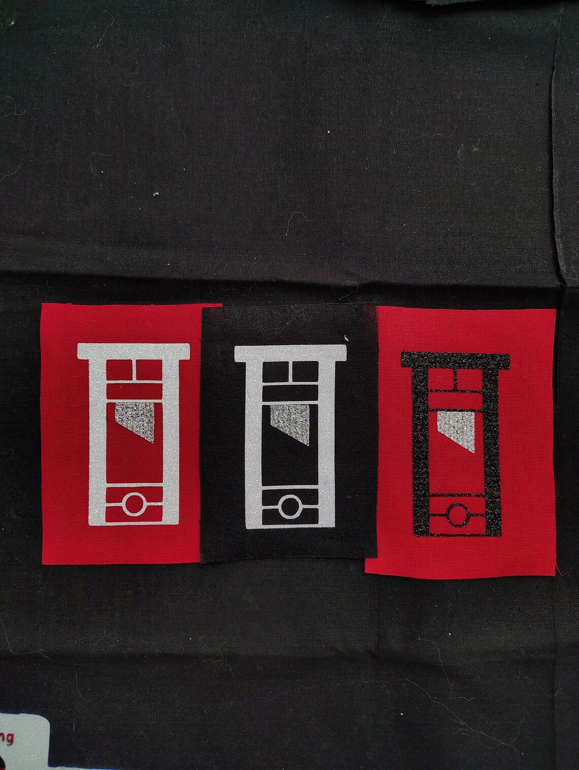 Glitter Guillotine Patch - Etsy