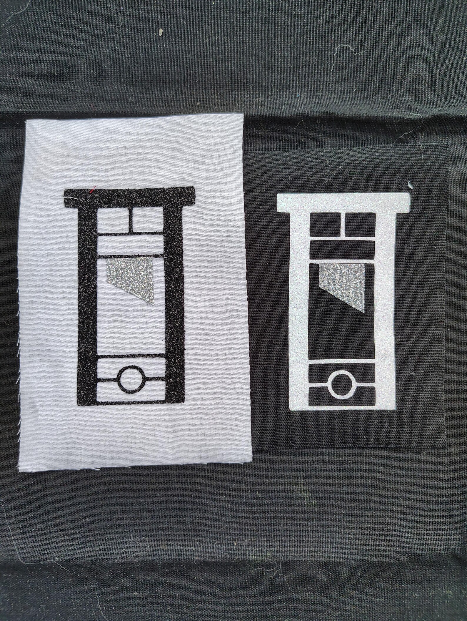 Glitter Guillotine Patch - Etsy