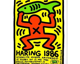 Keith Haring Poster Size Print - Etsy