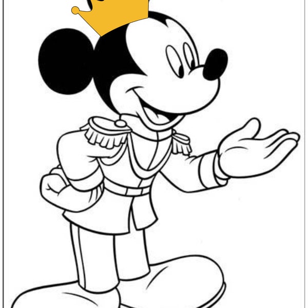 Royal Mickey Mouse - Etsy