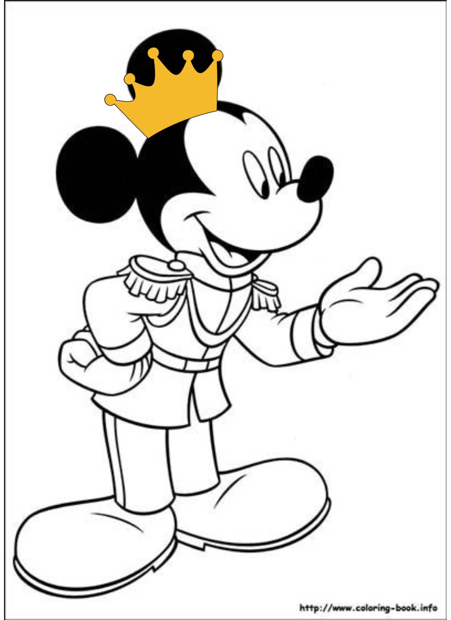 Mickey Mouse Royal King SVG - Etsy