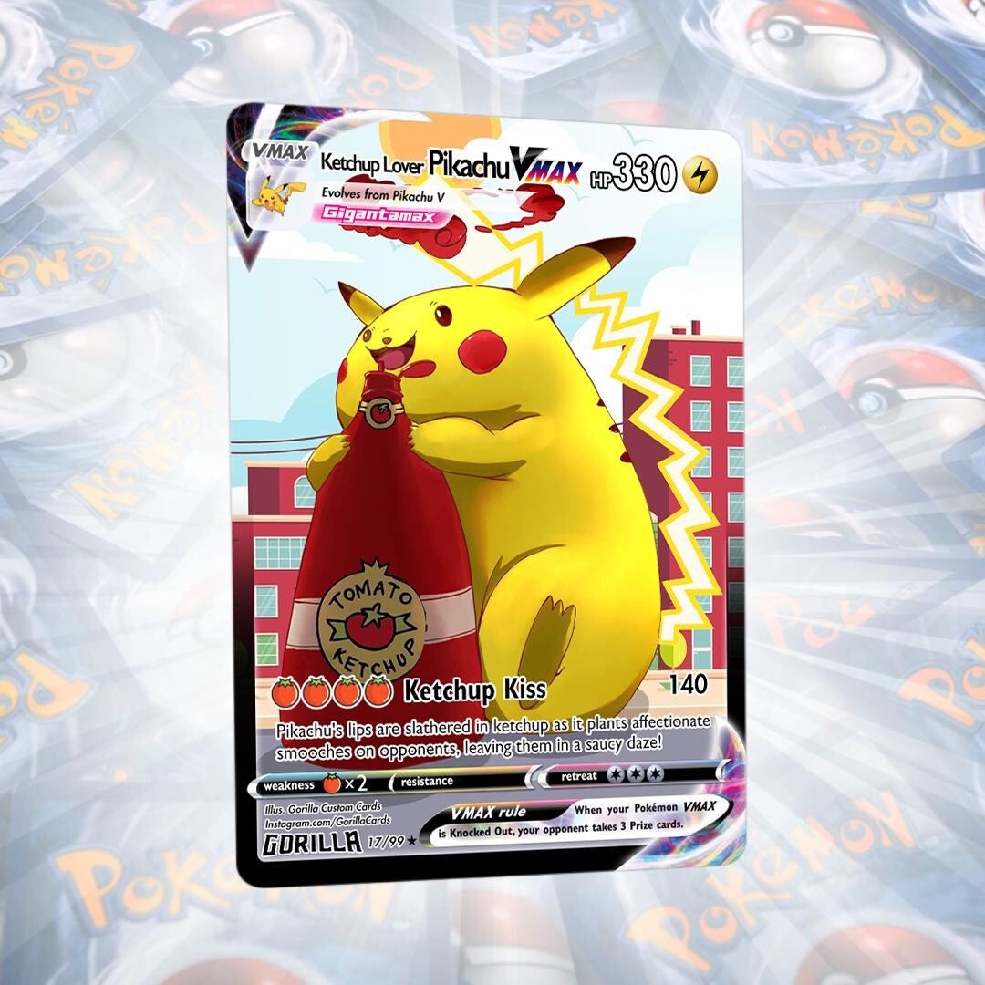 Pikachu In Love With Ketchup