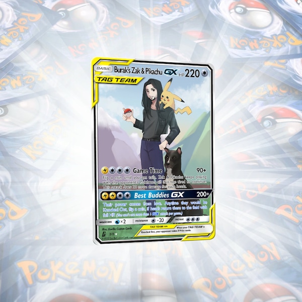 Pokemons Custom Card - Etsy