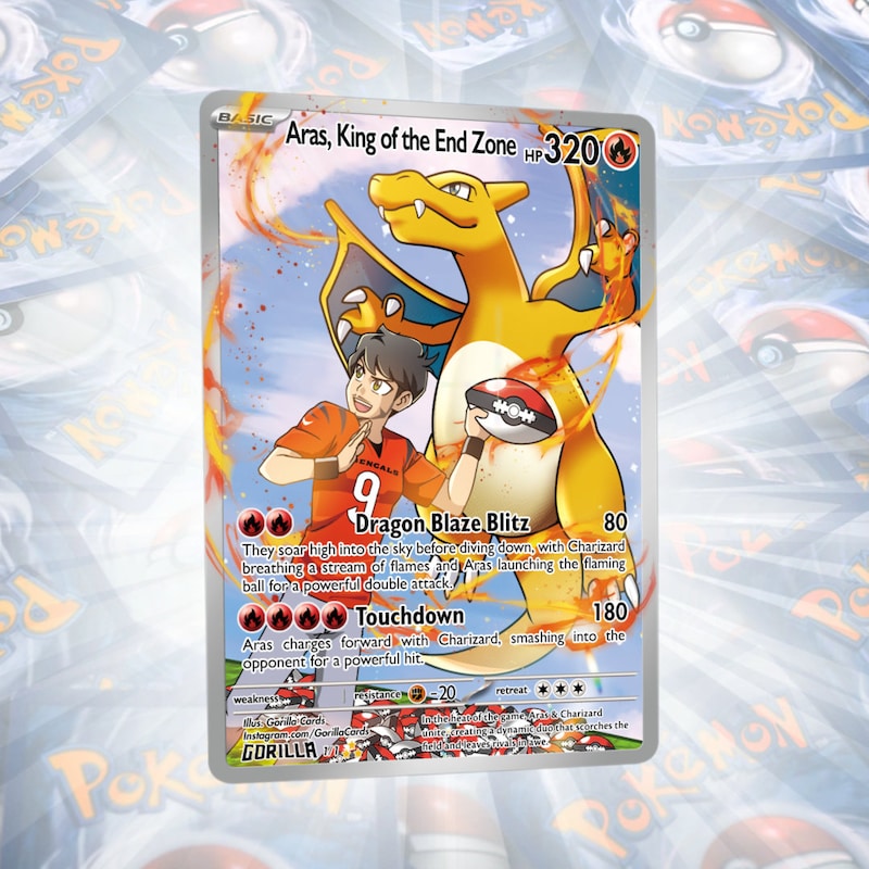 Personalized Pokemoncard Couple - Etsy