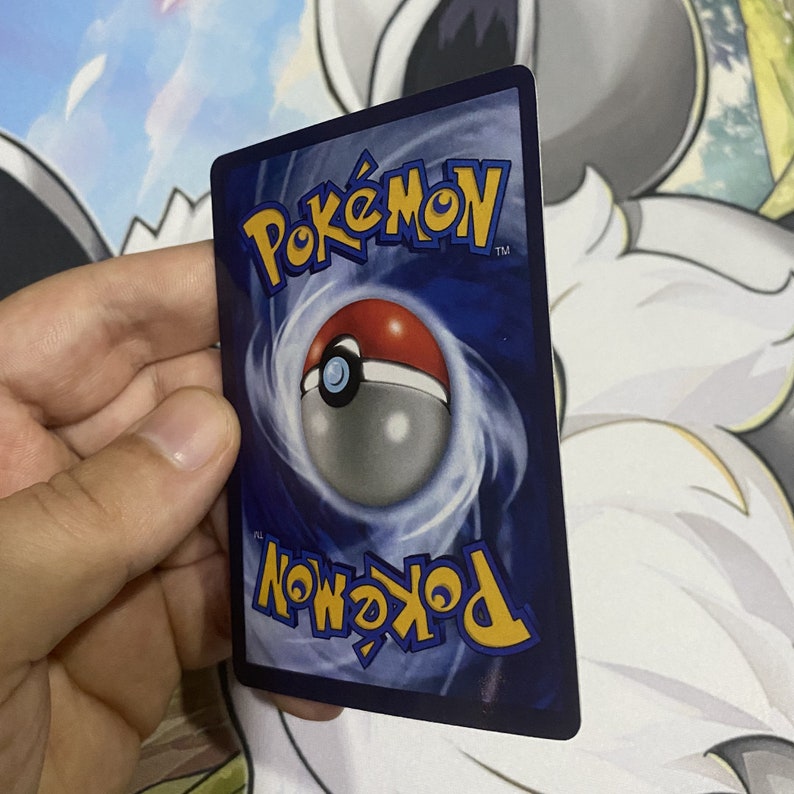 Custom Holo Pokemon Tag Team Card Personalized Pokemon, Couples ...
