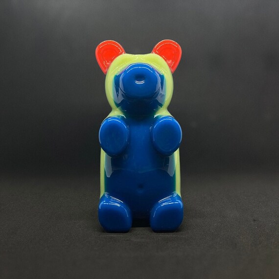 Giant Striped Gummy Bear Resin Statue & Bookend Colorful - Etsy