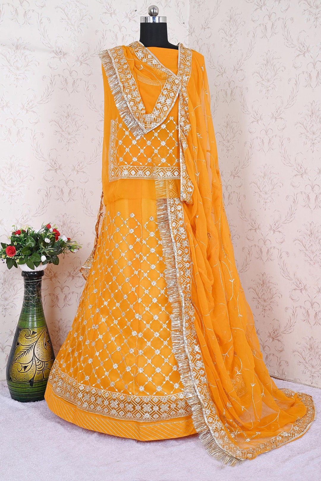 Rajputi Poshak for Baisa,yellow Royal Dress for Women,marwadi Dress ...