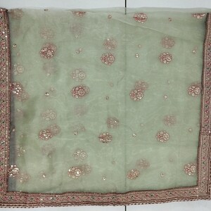 Organza Silk Saree for Women, New Silver Saree With Designer Velvet ...