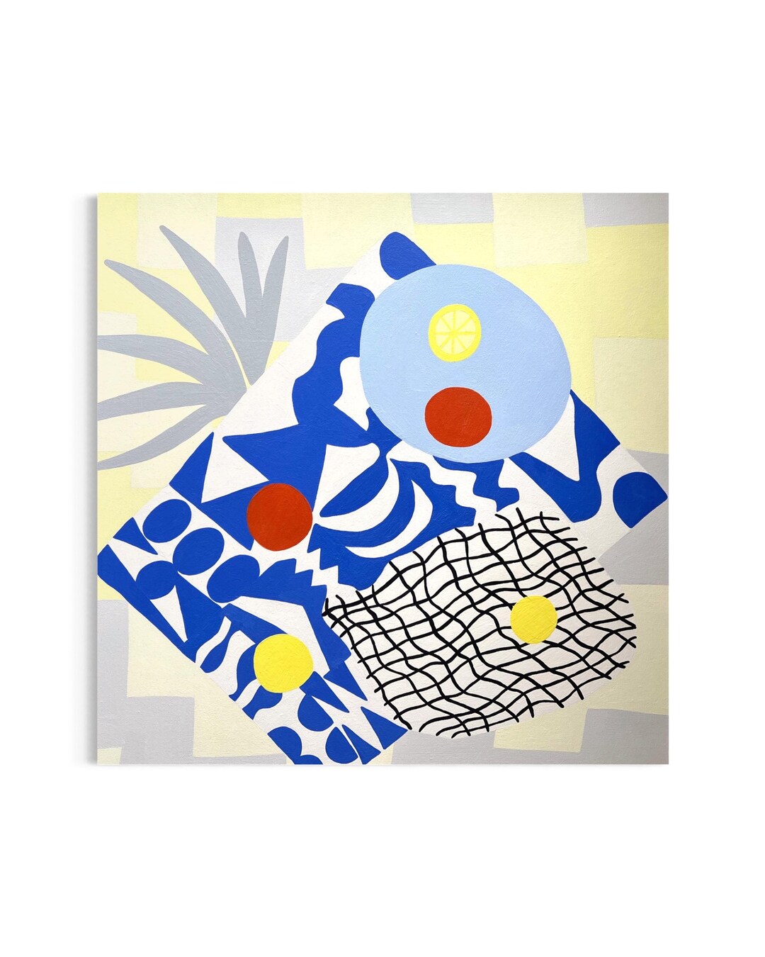Mediterranean Painting | Abstract Artwork | Modern Wall Art | Original ...