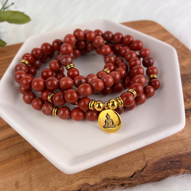 Jasper Buddha Necklace - Etsy