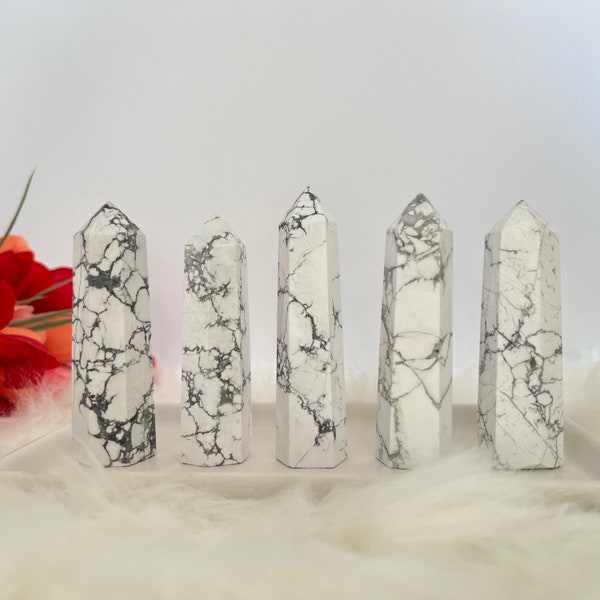 Howlite Crystal - Etsy