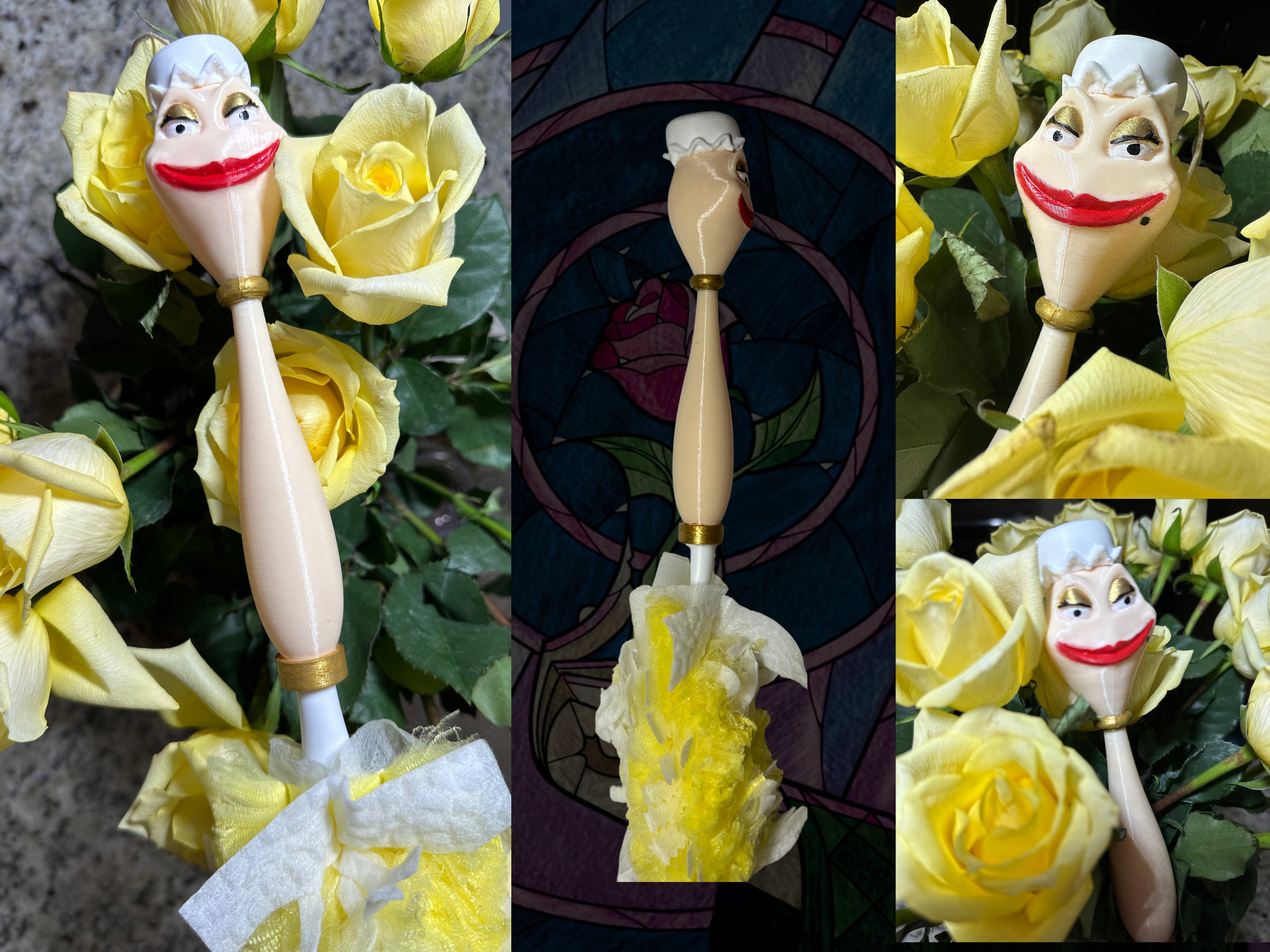 Plumette Beauty & the Beast 3D Printed - Etsy