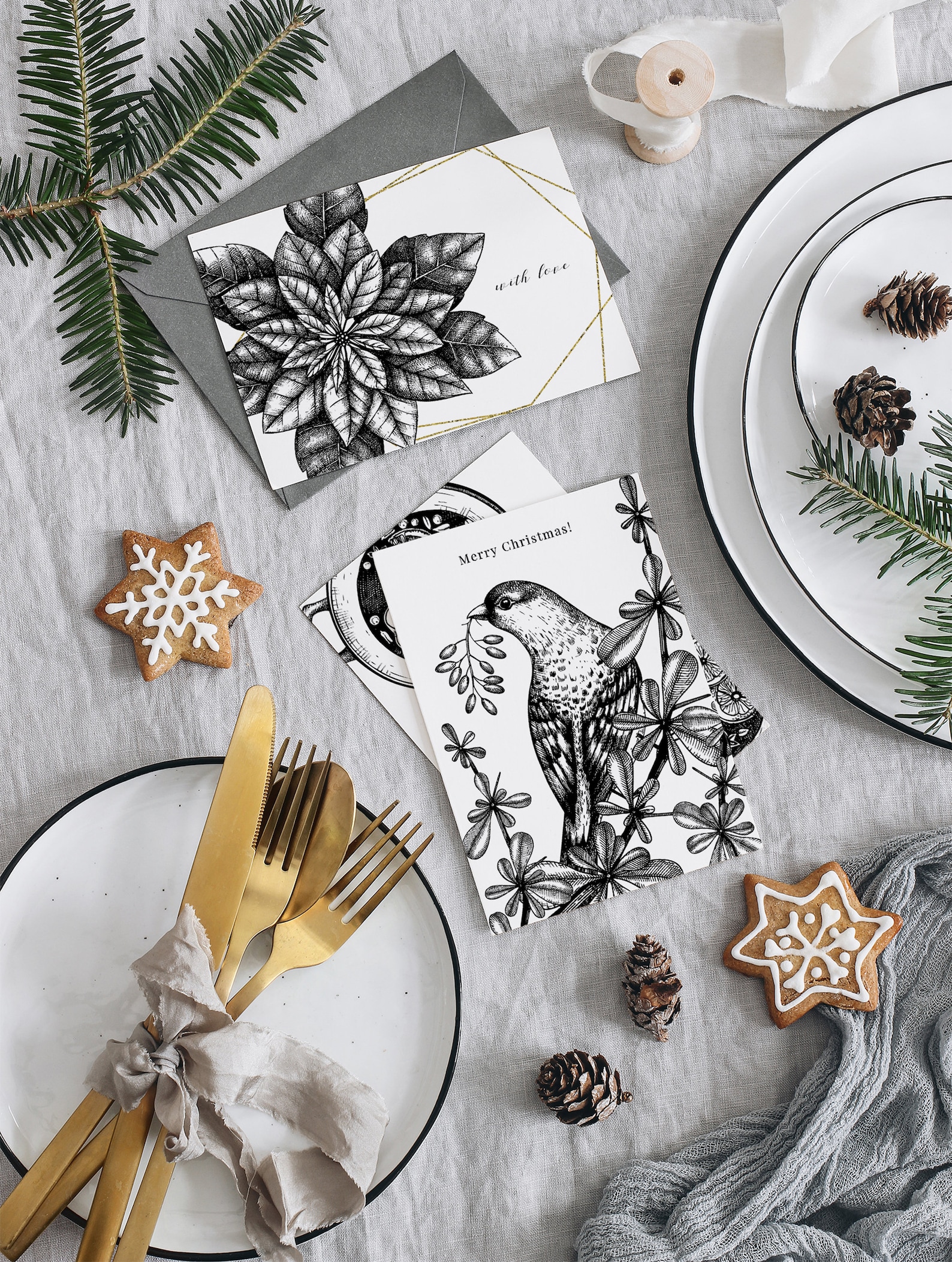 Christmas Decorations Clip Art. Vintage Christmas Decor PNG. Winter ...