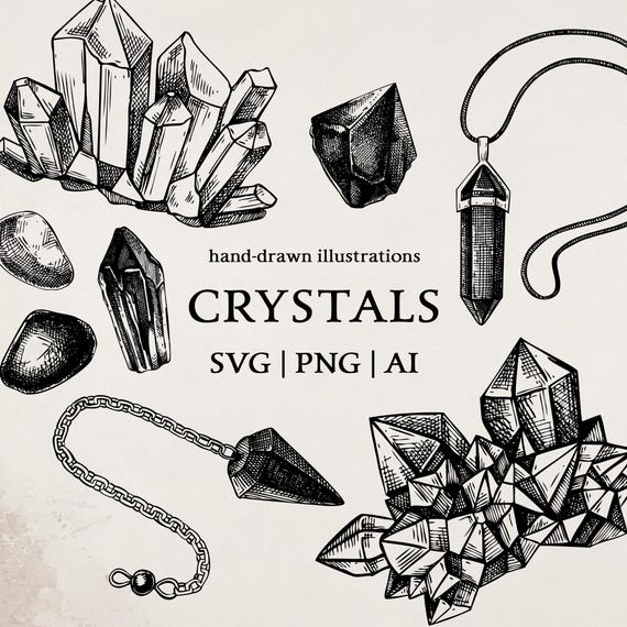 Crystal Quartz Drawing