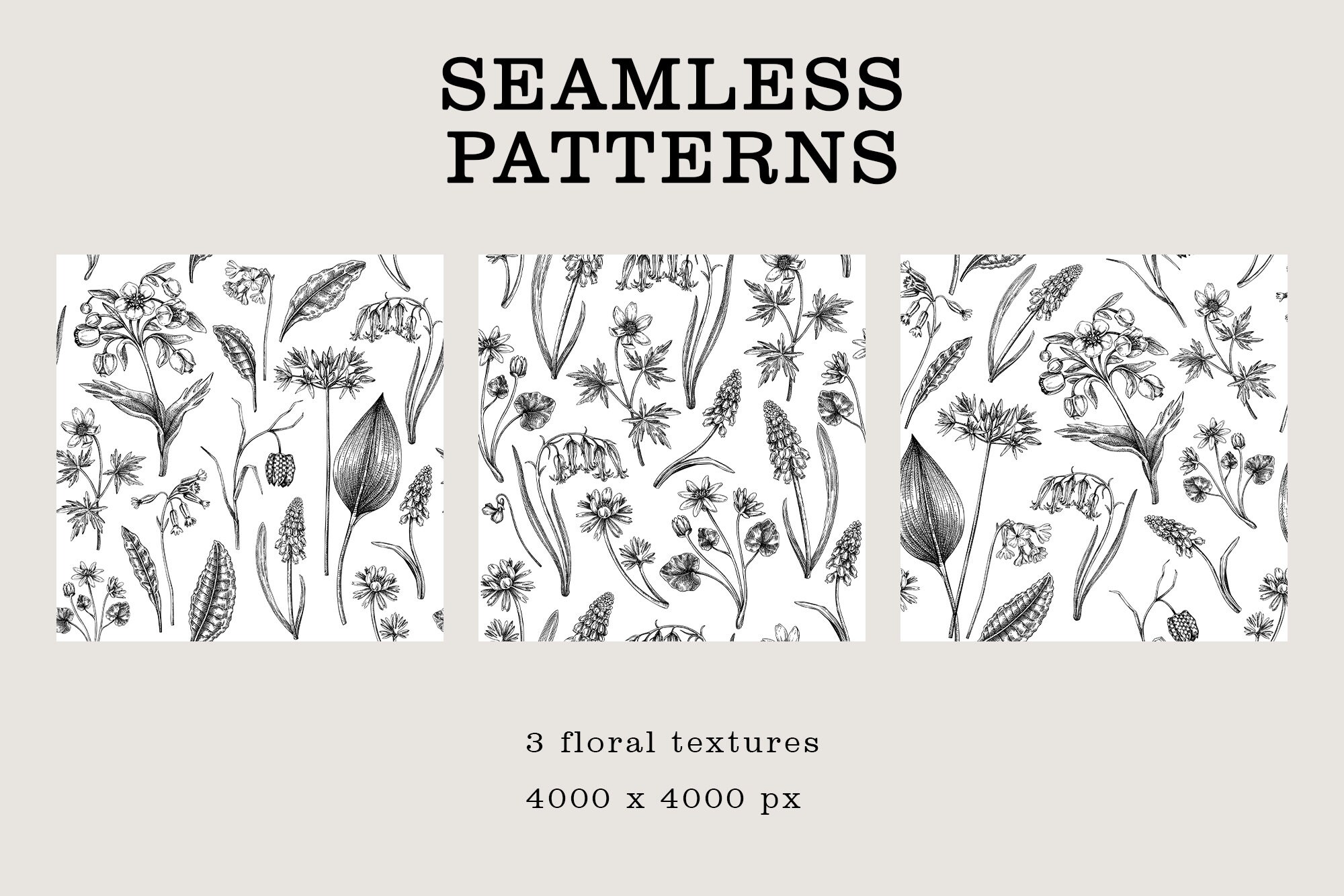 Spring PNG, Wild Flowers SVG, Wildflower Clipart, Vintage Easter ...