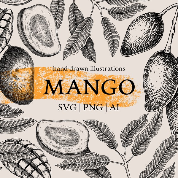 Mango Print - Etsy