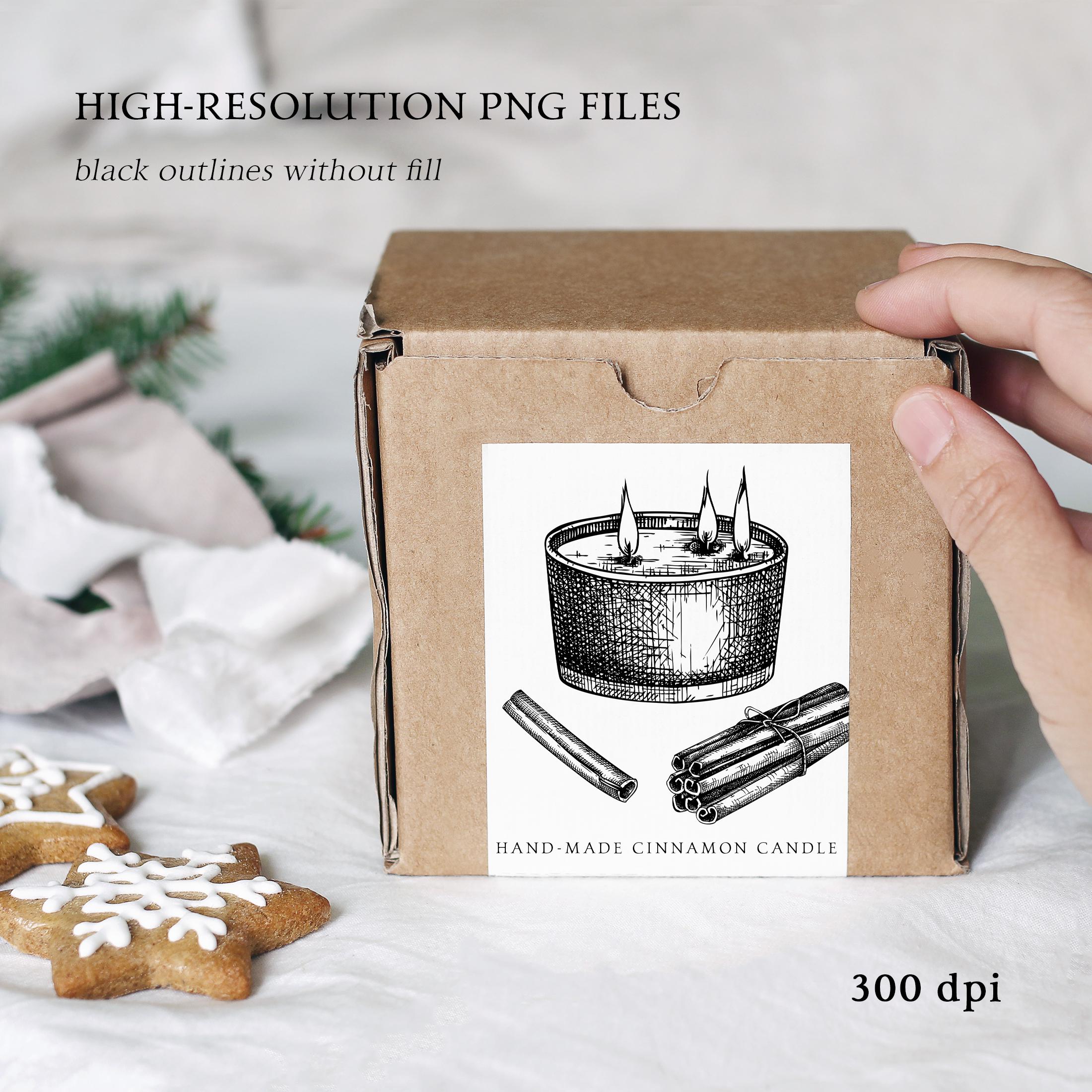 Retro Christmas Clipart: Hand-drawn Holiday Designs, Winter SVG, PNG ...