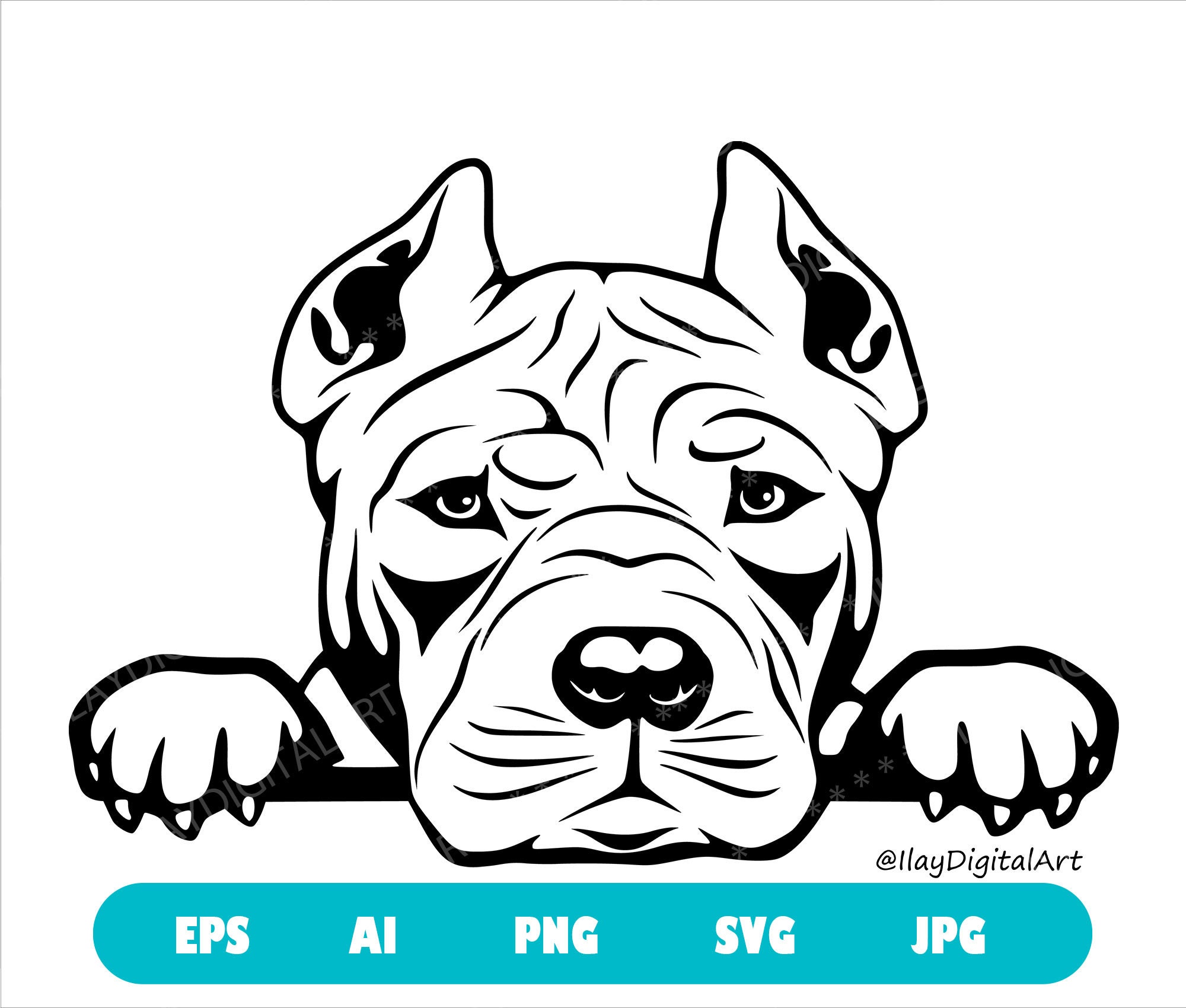 Pit Bull Clip Art