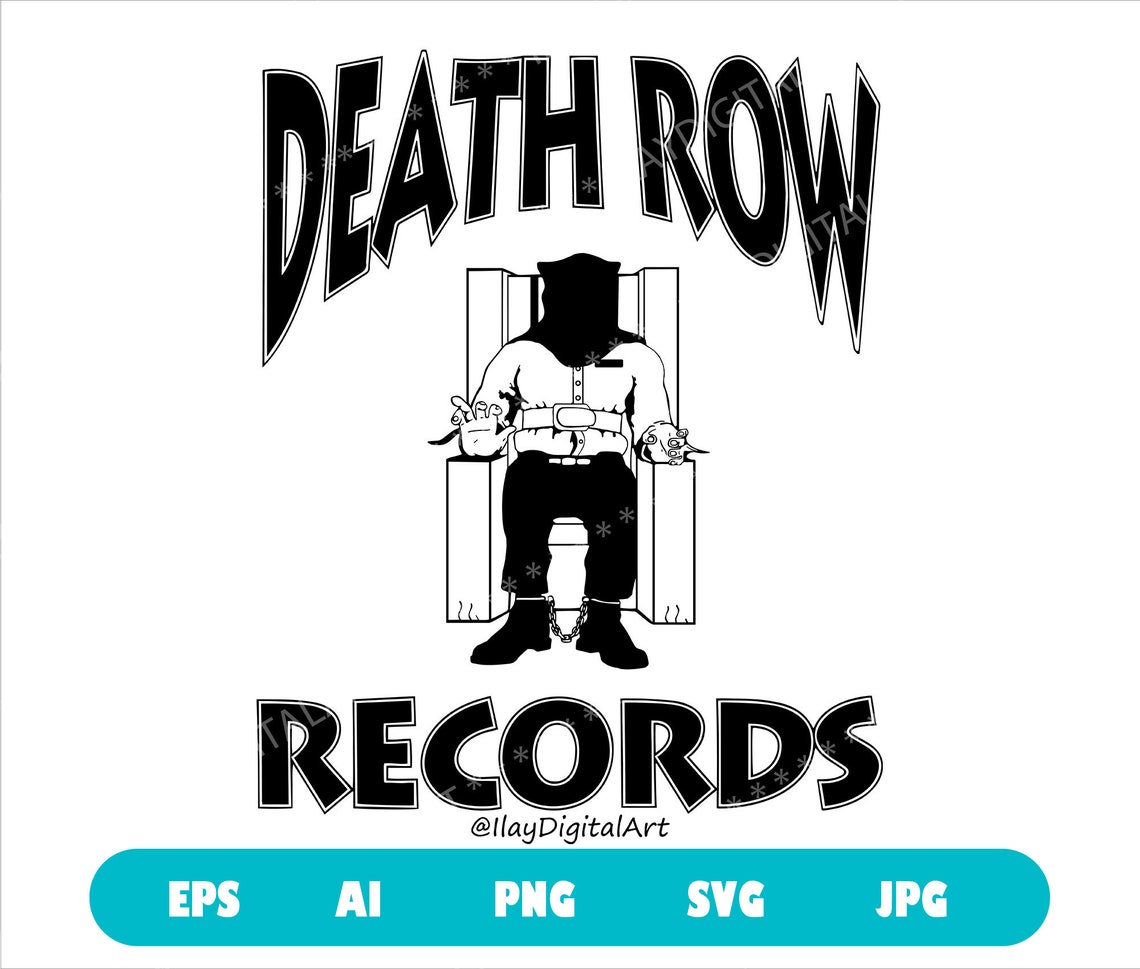 Death Row Svg Death Row Records Svg Gangsta Rap Svg 2pac - Etsy Hong Kong