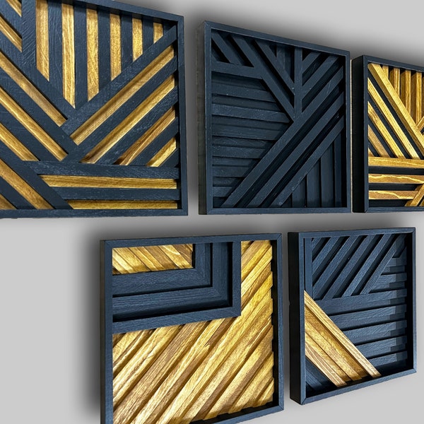 Chevron Wall Art - Etsy