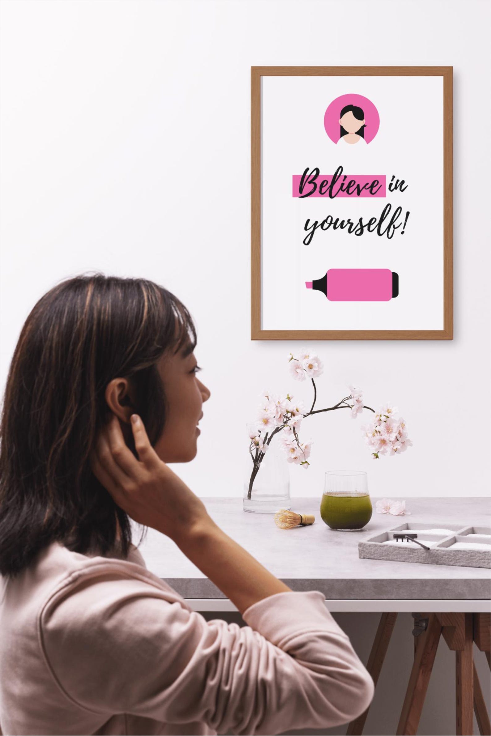 Poster | Believe in Yourself - Etsy