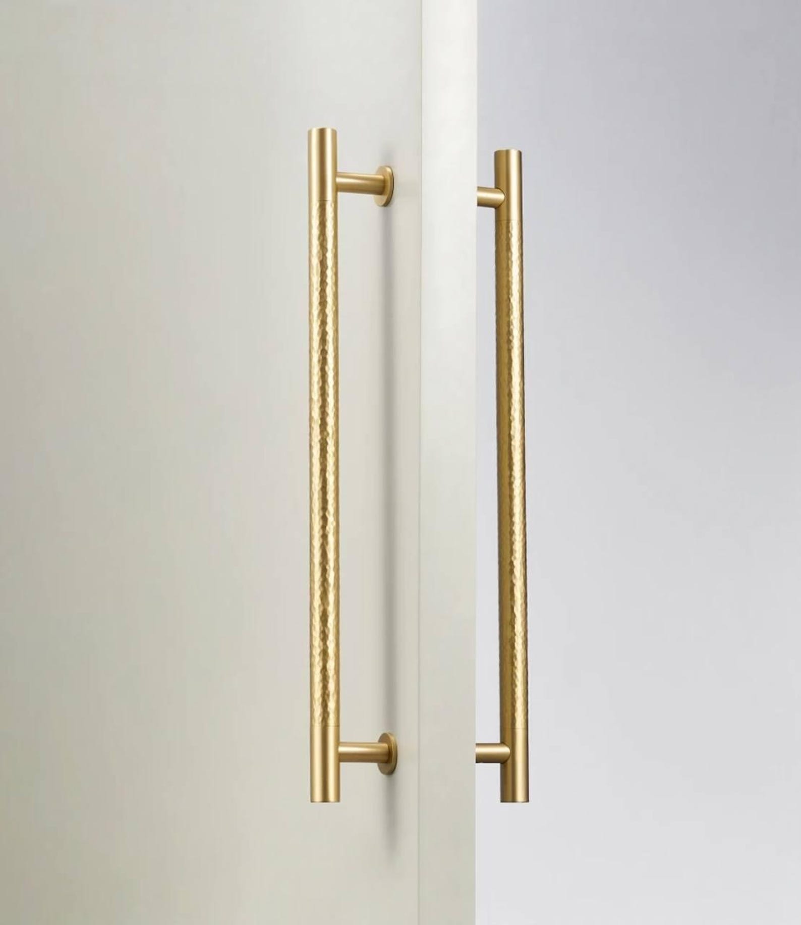 Matt Bras Metal Long Door Handles Large Metal Bar Pulls Modern Cabinet ...