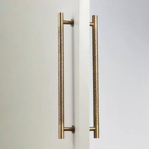 Matt Bras Metal Long Door Handles Large Metal Bar Pulls Modern Cabinet ...