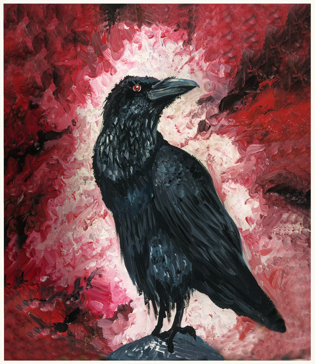 Lenore Raven High Quality A3 Print on Canson Paper - Etsy